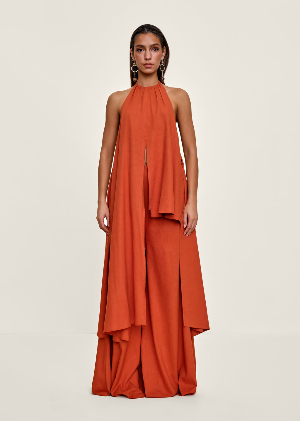 ANDREA IYAMAH NATA TOP - RED CORAL – Andrea Iyamah