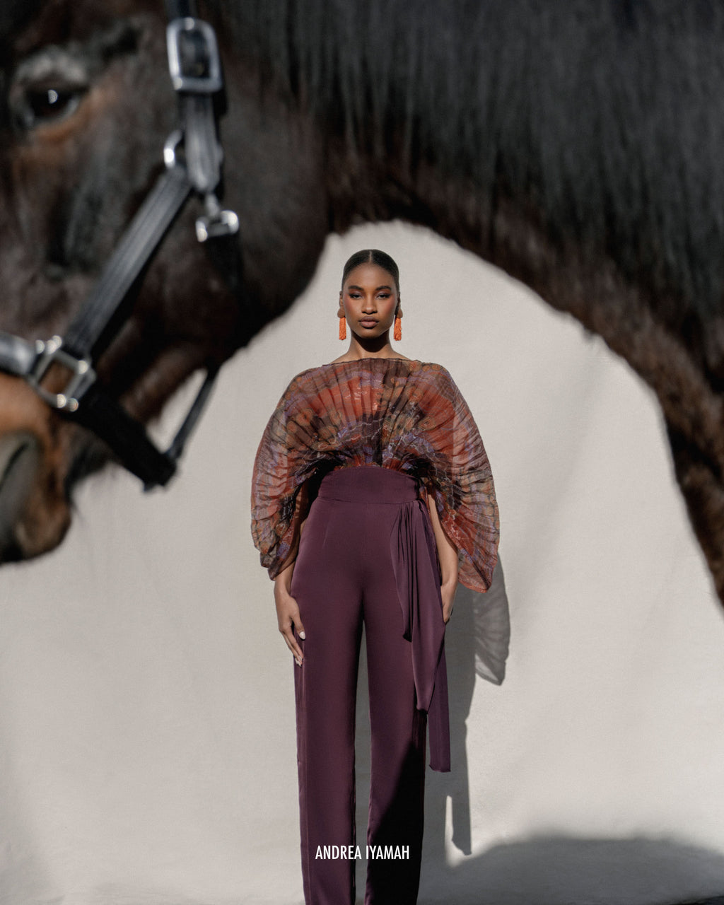 ANDREA IYAMAH SOMBRA BODYSUIT - KAVA PRINT – Andrea Iyamah