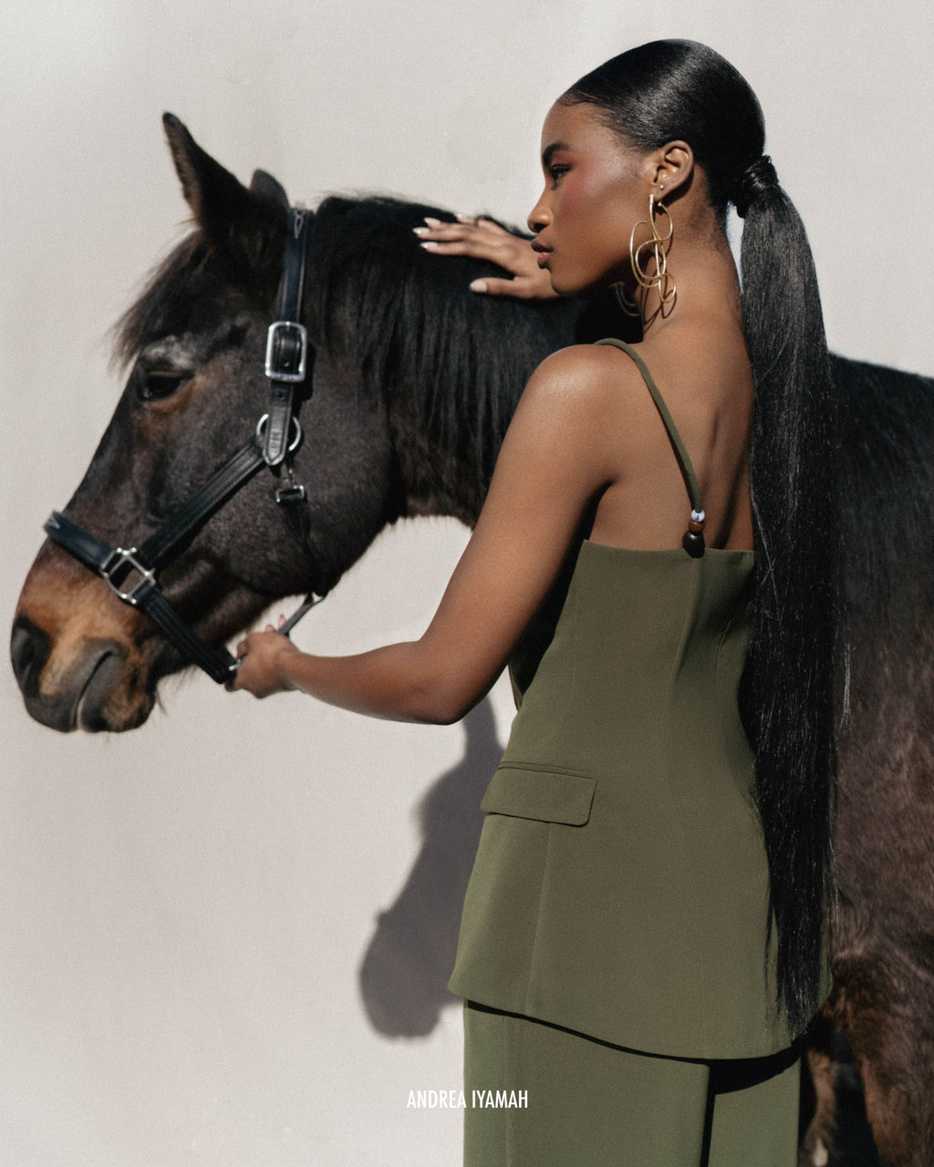 ANDREA IYAMAH VARU TOP - OLIVE – Andrea Iyamah