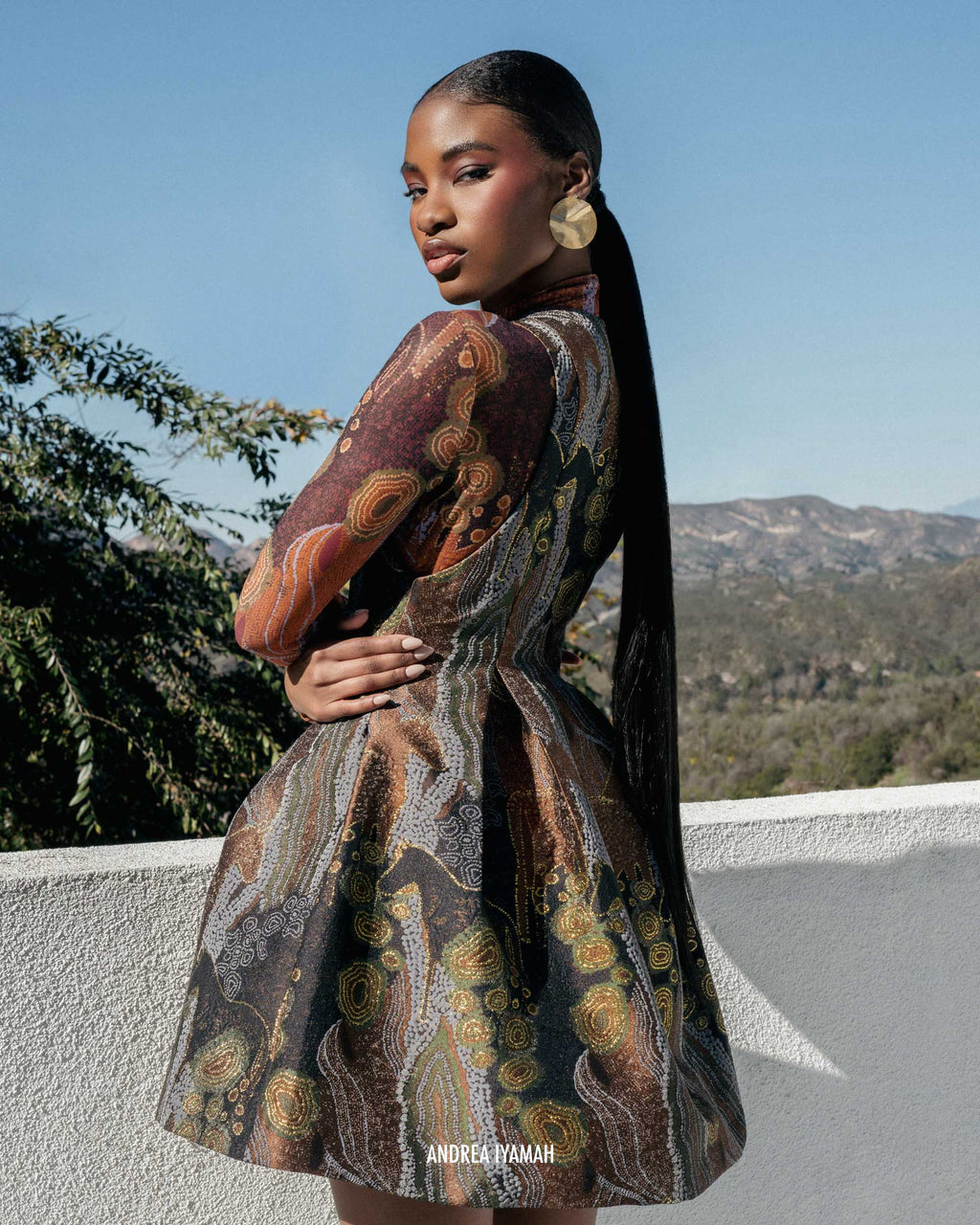 ANDREA IYAMAH VENTI DRESS - KAVA JACQUARD – Andrea Iyamah