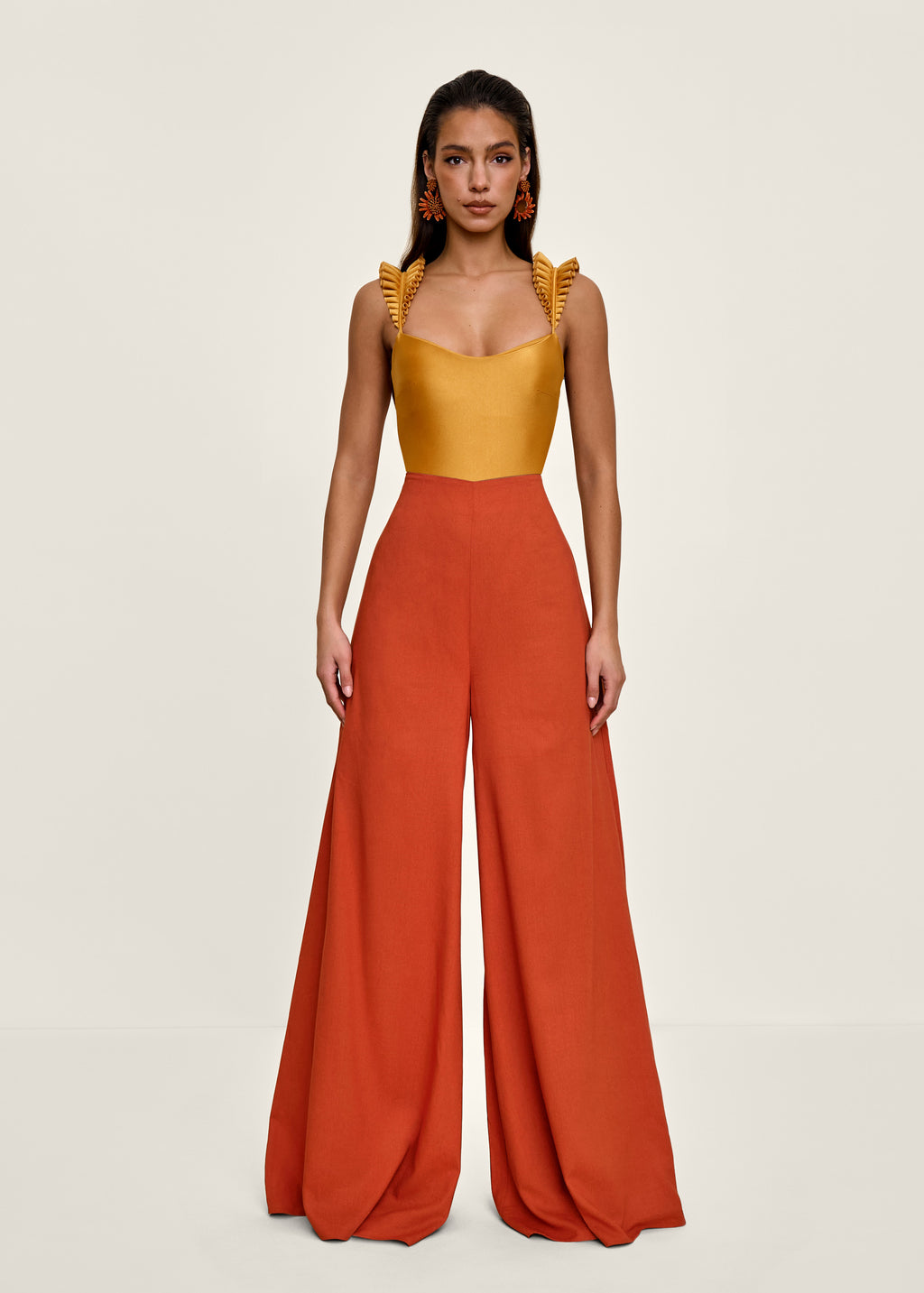 ANDREA IYAMAH NATA PANTS - RED CORAL – Andrea Iyamah